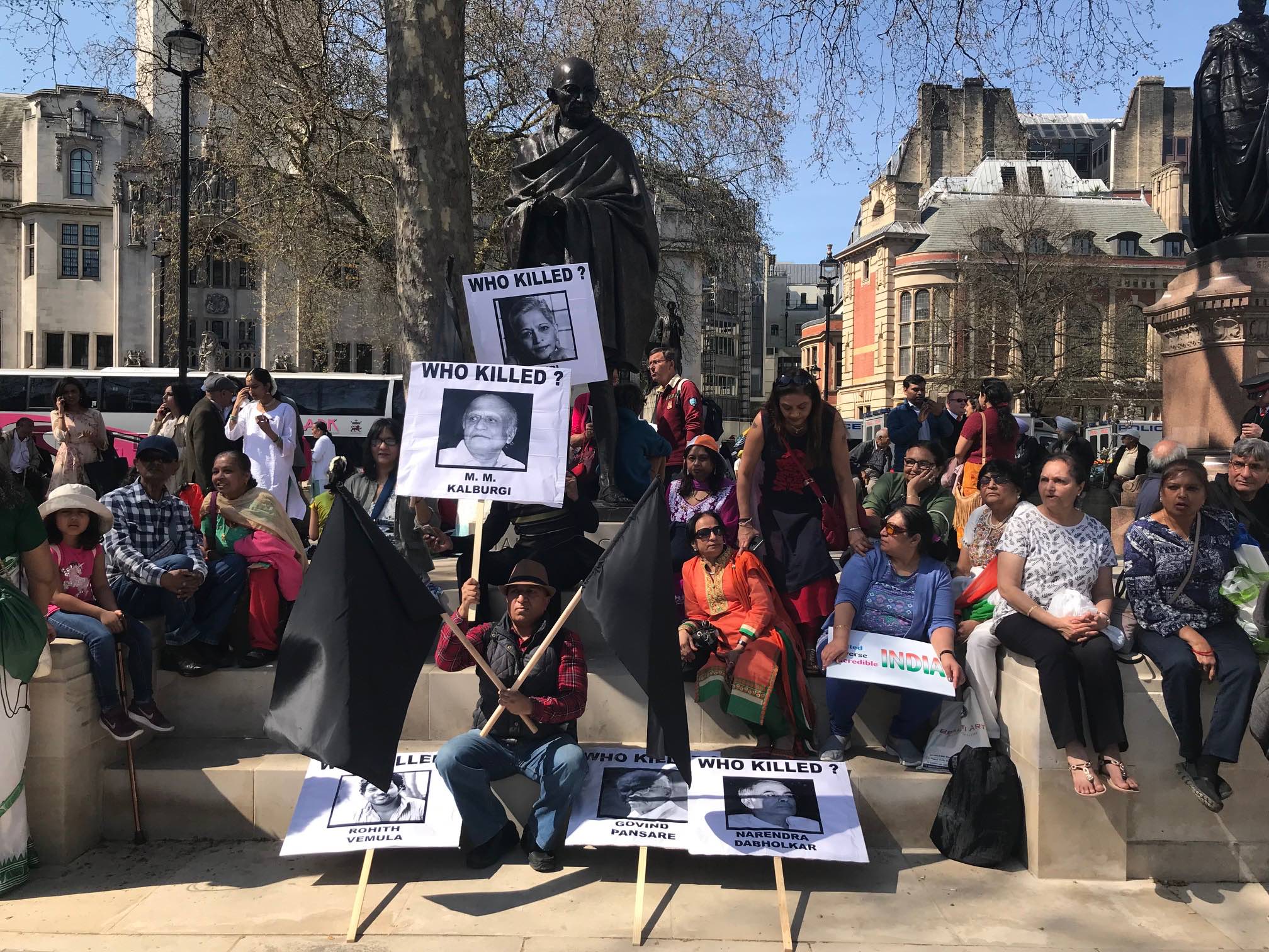 'Modi Go Home': Angry Protesters Confront the Prime Minister in London