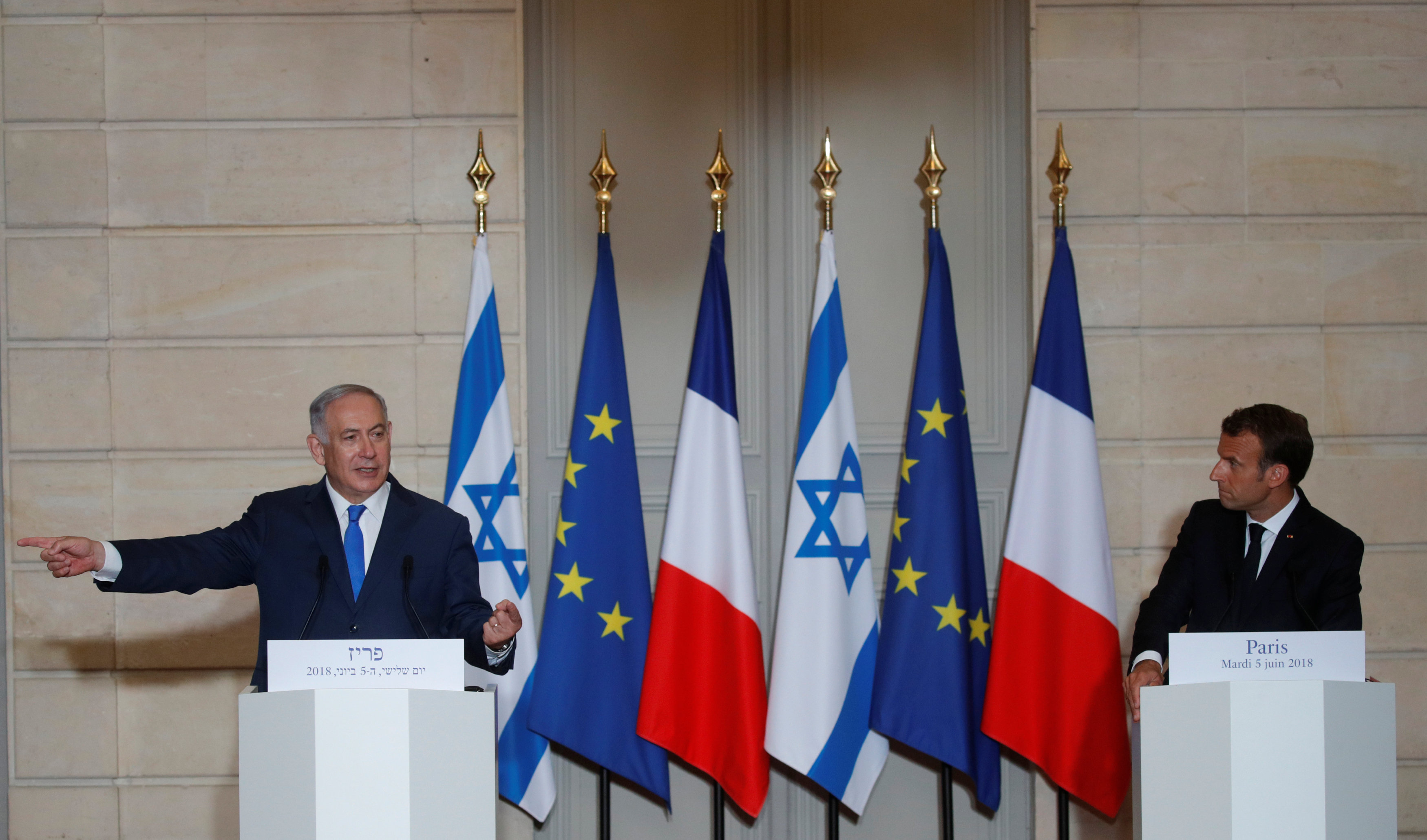 Netanyahu Warns Macron of Iran's 'Aggression', Says Nuclear Deal Will Die