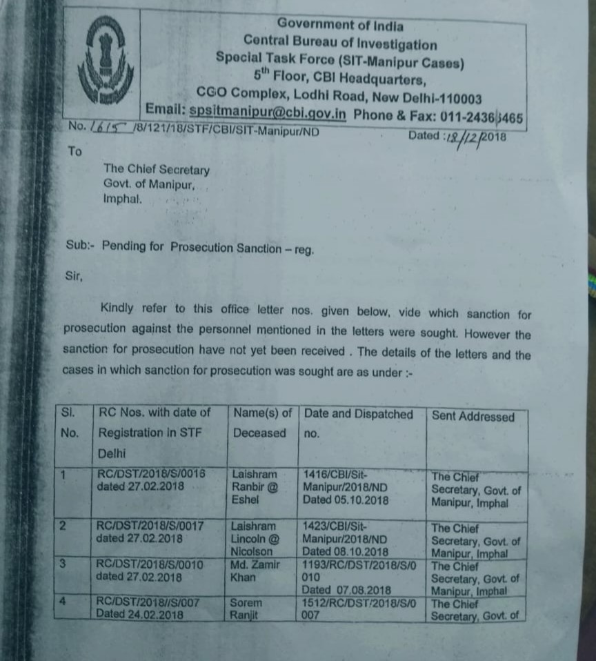 Manipur Govt Yet to Give Permission to CBI to Prosecute 'Fake Encounter ...