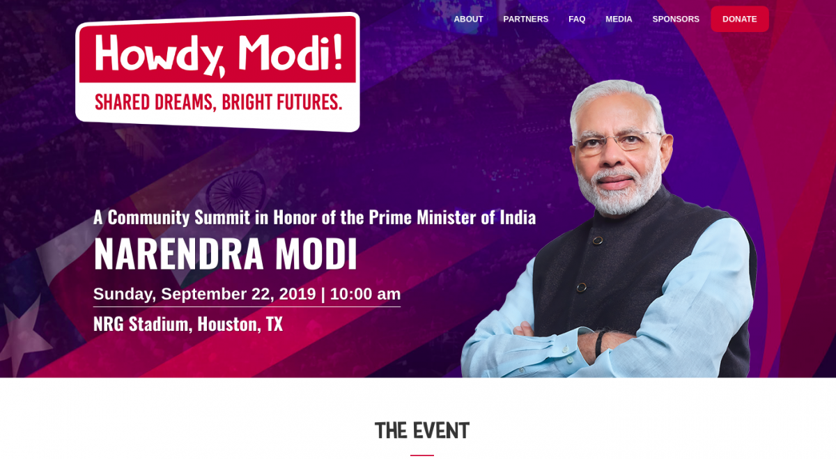 The What, Why and How of 'Howdy, Modi'