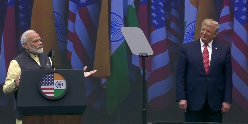 At Houston Rally, Modi, Trump Talk Terror, Economy, and Bat for Each ...