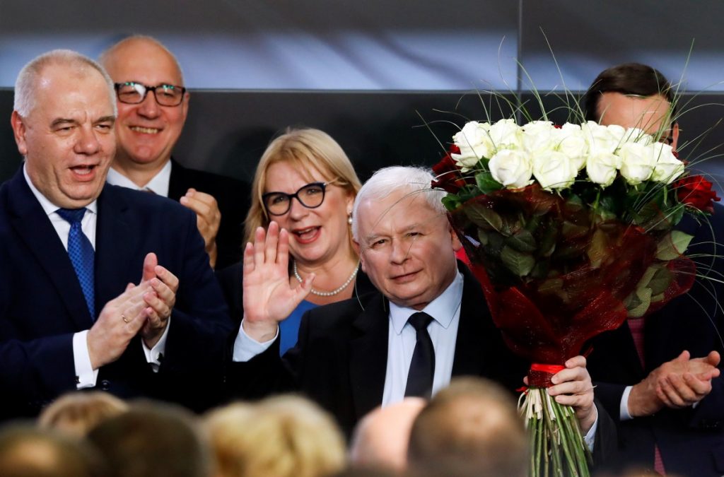 Poland's Ruling Nationalists Win Majority in Parliament