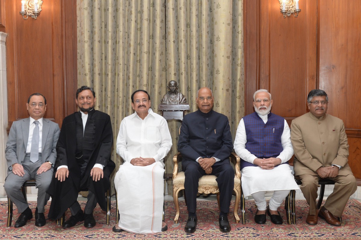 Justice Bobde Takes Oath As 47th Chief Justice of India