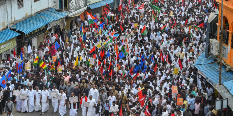 DMK, Allies Take Out Rally Against CAA, Warn of More Protests