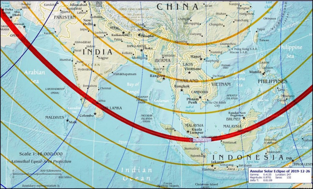 The Simple Physics of the Annular Solar Eclipse on December 26 – The ...