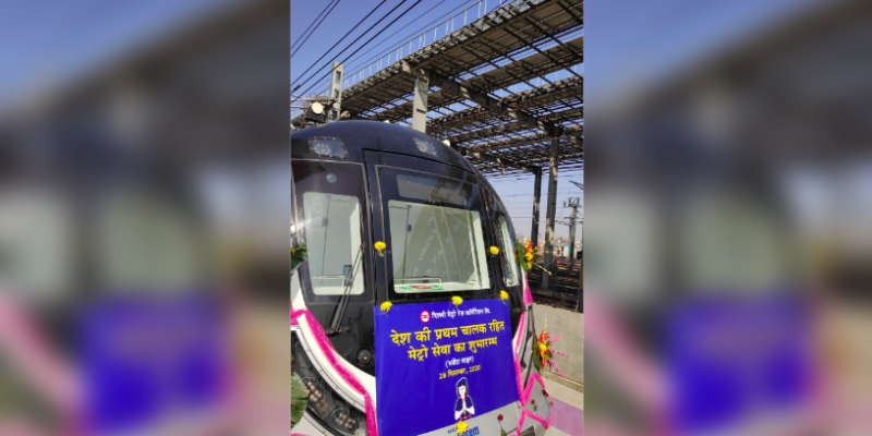 Delhi Metro Gets India's First Driverless Train