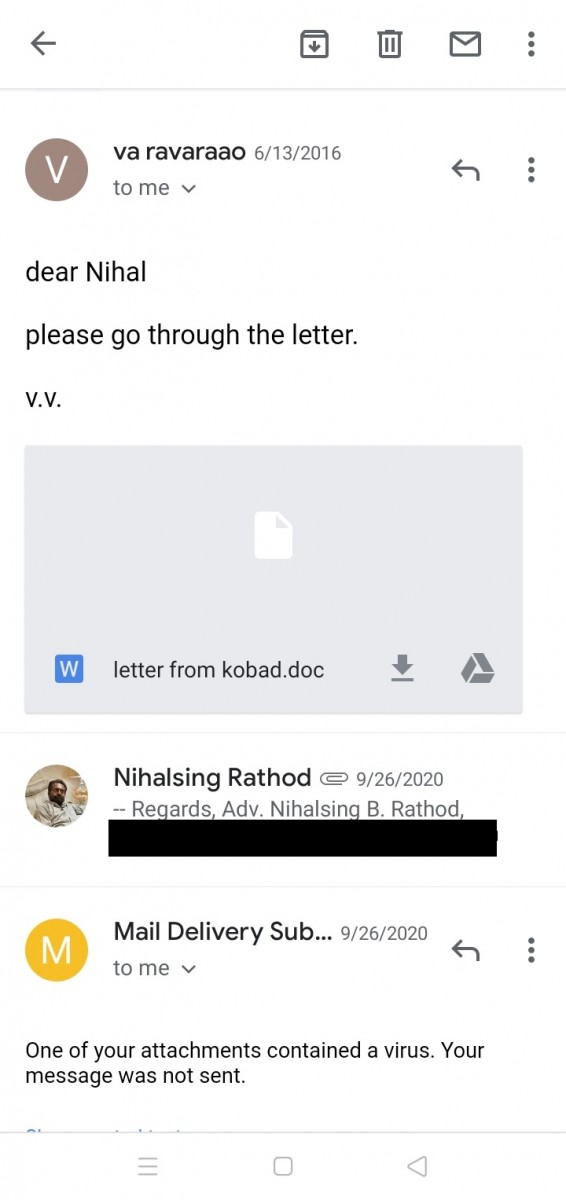 Incriminating Letters Were 'Planted' on Rona Wilson's Laptop: US ...