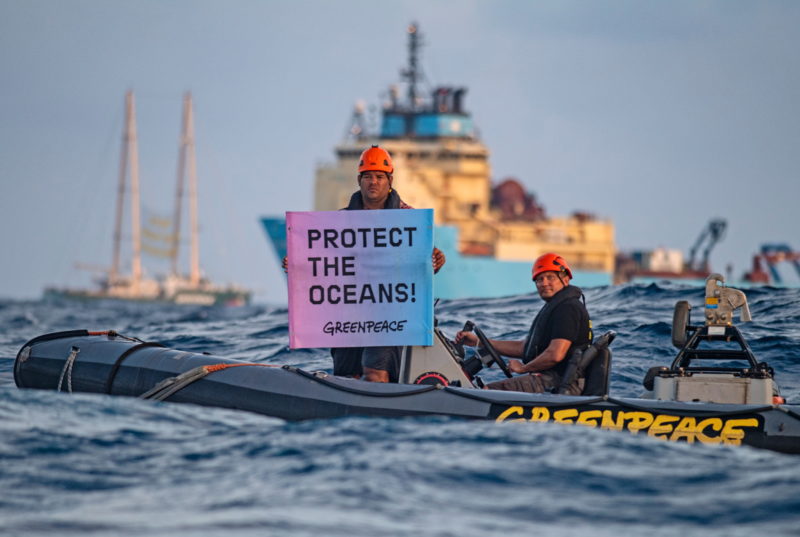Greenpeace Stages Pacific Ocean Protest Against Deep-Sea Mining – The ...