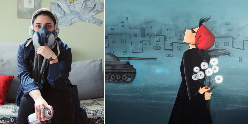 Shamsia Hassani: The Afghan Female Graffiti Artist Capturing Women’s Voices