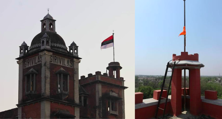 Chhattisgarh Man Hoists Saffron Flag Atop Palace of Adivasi Royal ...
