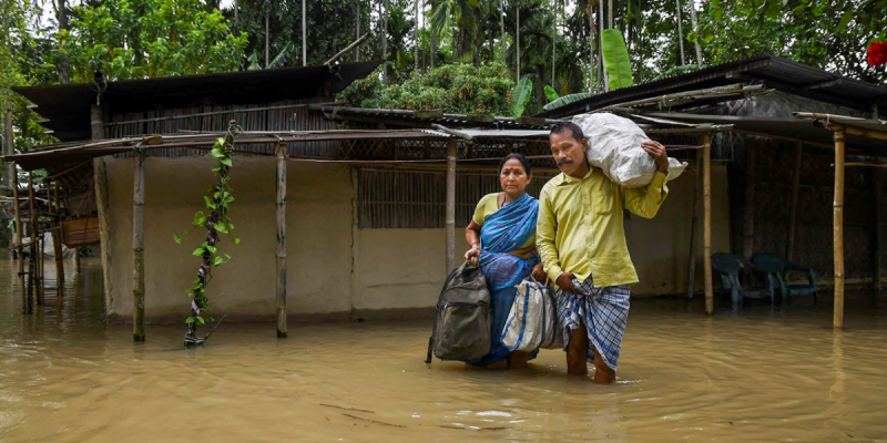 Assam Floods: Eight Dead, Nearly Five Lakh People Affected in 20 Districts