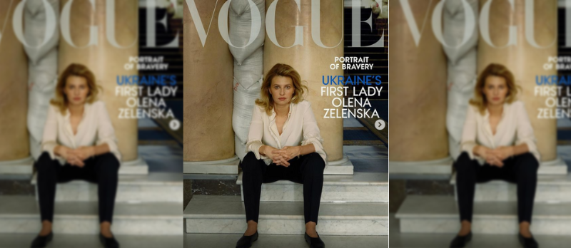 Iconic or Mistimed?: Vogue Cover of Ukraine’s First Lady Sparks a ...