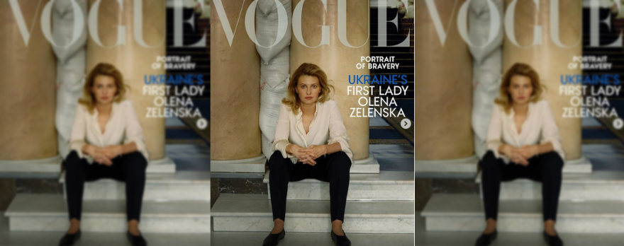 Iconic or Mistimed?: Vogue Cover of Ukraine’s First Lady Sparks a ...