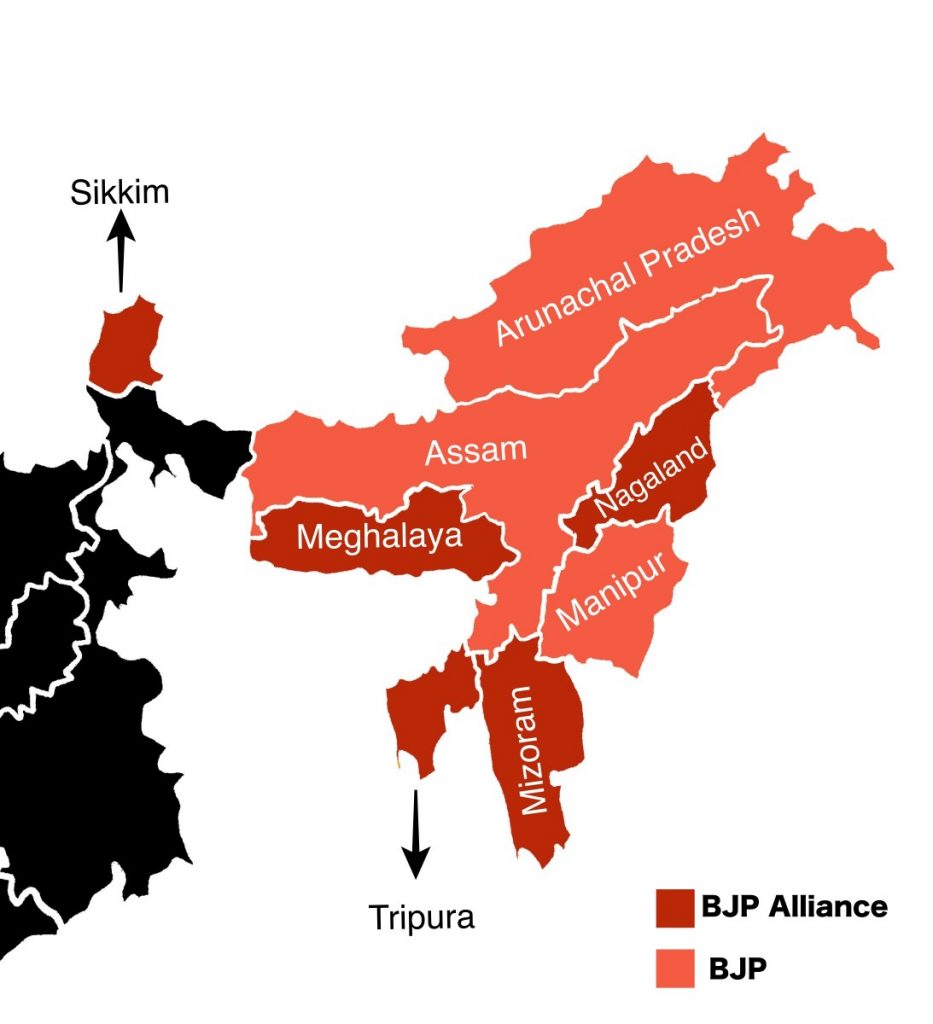Fine Print: BJP’s Electoral Dominance in Northeast Continues but ...