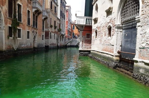 Water in Venice's Grand Canal Turns Green, Probe Ordered