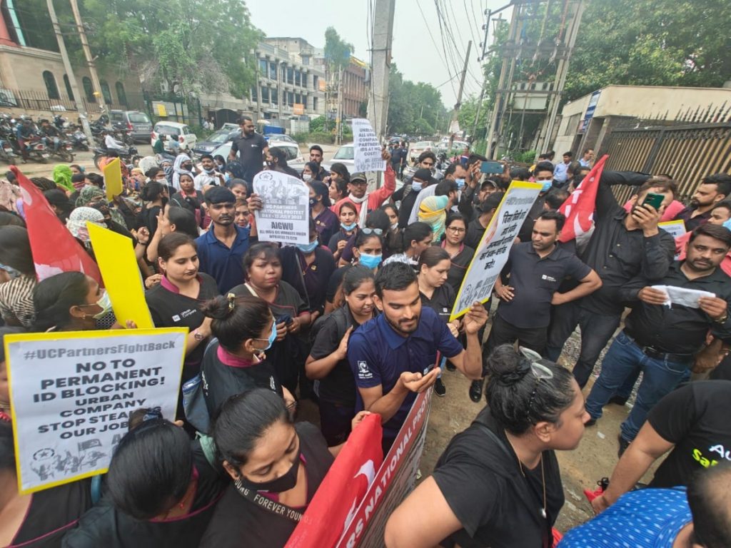 Urban Company Workers Protest Job Losses After Blocked IDs ...