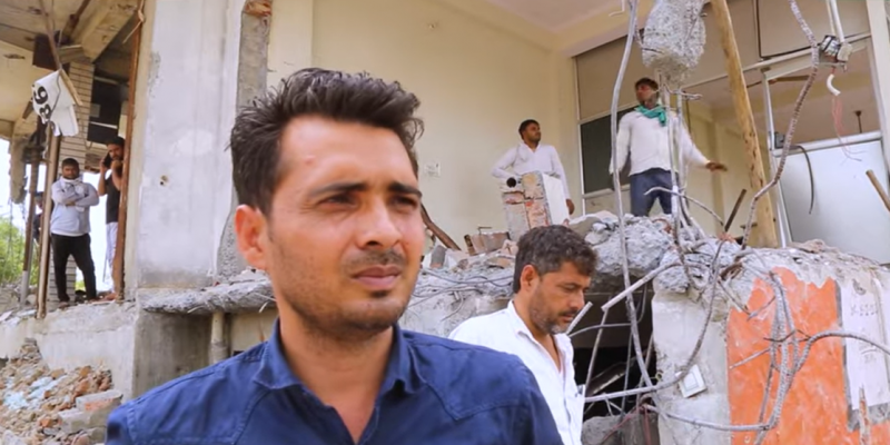 Watch | House Demolished of Man Who Protected Bajrang Dal Men During ...