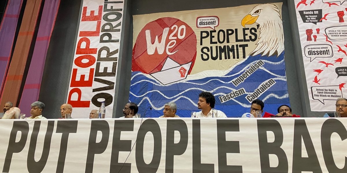 We20 Activists Brave the Blockade by Police Trained for Modi’s G-20 ...