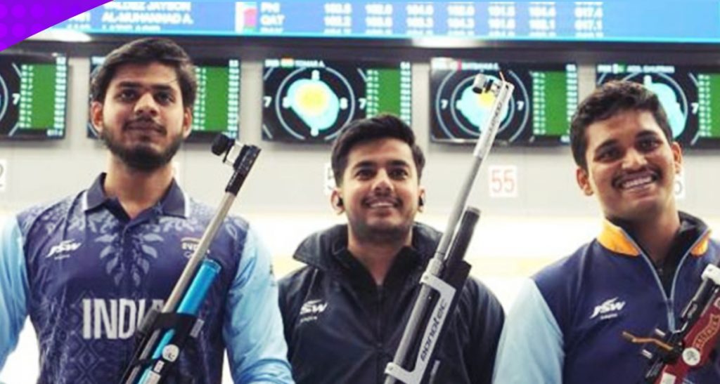 India Wins First Gold at Asian Games as Men’s 10m Air Rifle Team Shoots ...