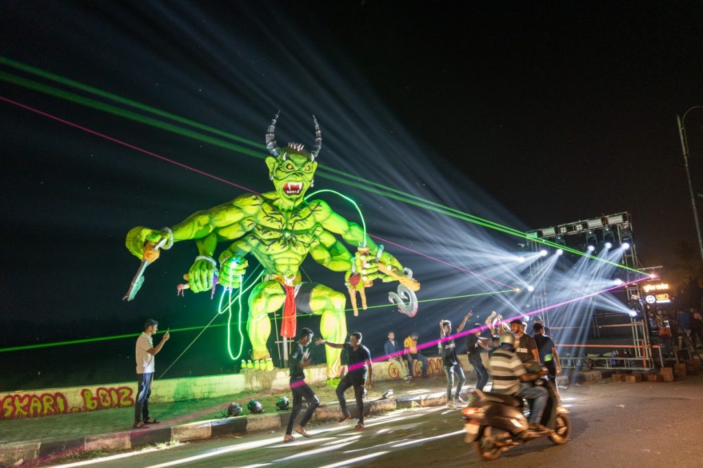 In Photos: How Goa Celebrates Diwali With the Symbolic Slaying of ...