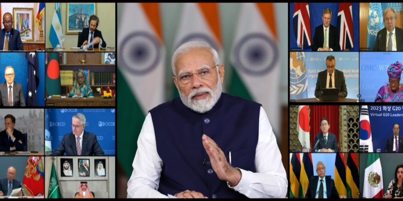 At G20 Virtual Summit, PM Modi Highlights ‘Convergence’ Over West Asia ...