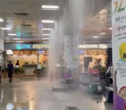 Heavy Rain Leads to Flooding, Part of Ceiling Caving at Adani-Run ...